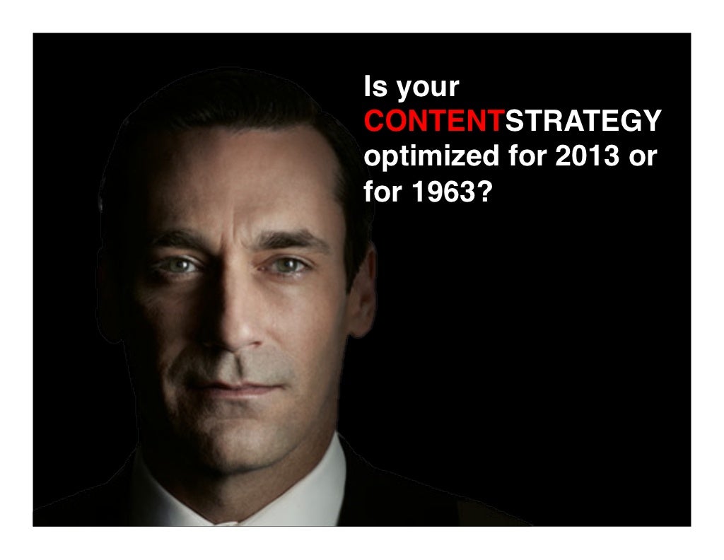 Don Draper's 3 Rules of Content Marketing