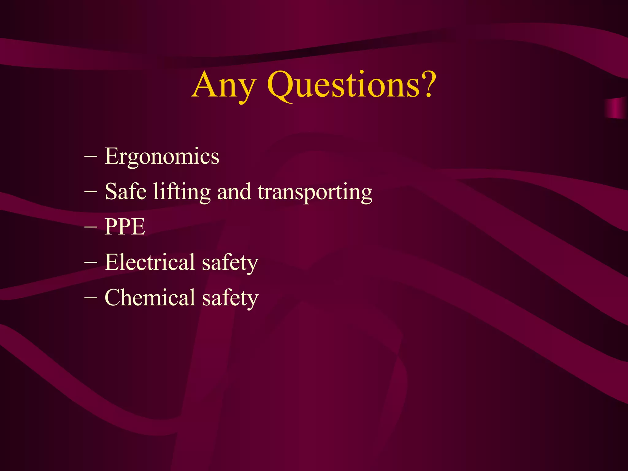New Employee Safety Orientation | PPT