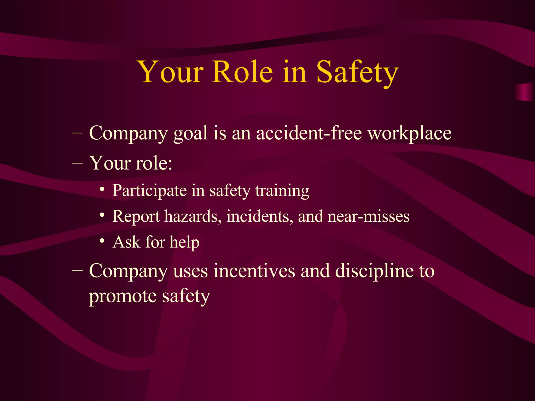 New Employee Safety Orientation | PPT