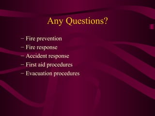 New Employee Safety Orientation | PPT