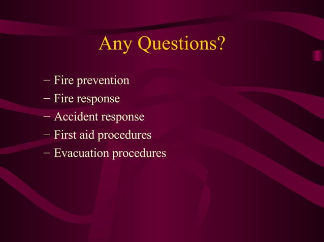 New Employee Safety Orientation | PPT | Human Resources | Business