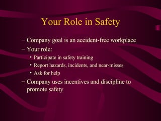 New Employee Safety Orientation | PPT