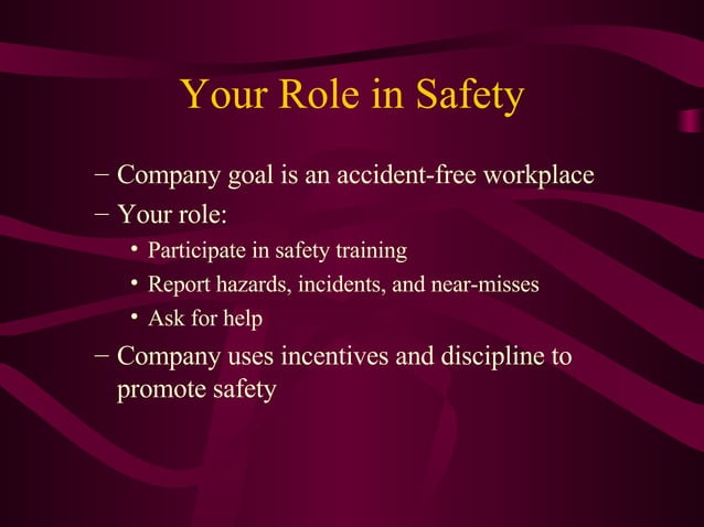 New Employee Safety Orientation | PPT | Human Resources | Business
