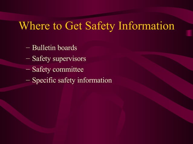 New Employee Safety Orientation | PPT | Human Resources | Business