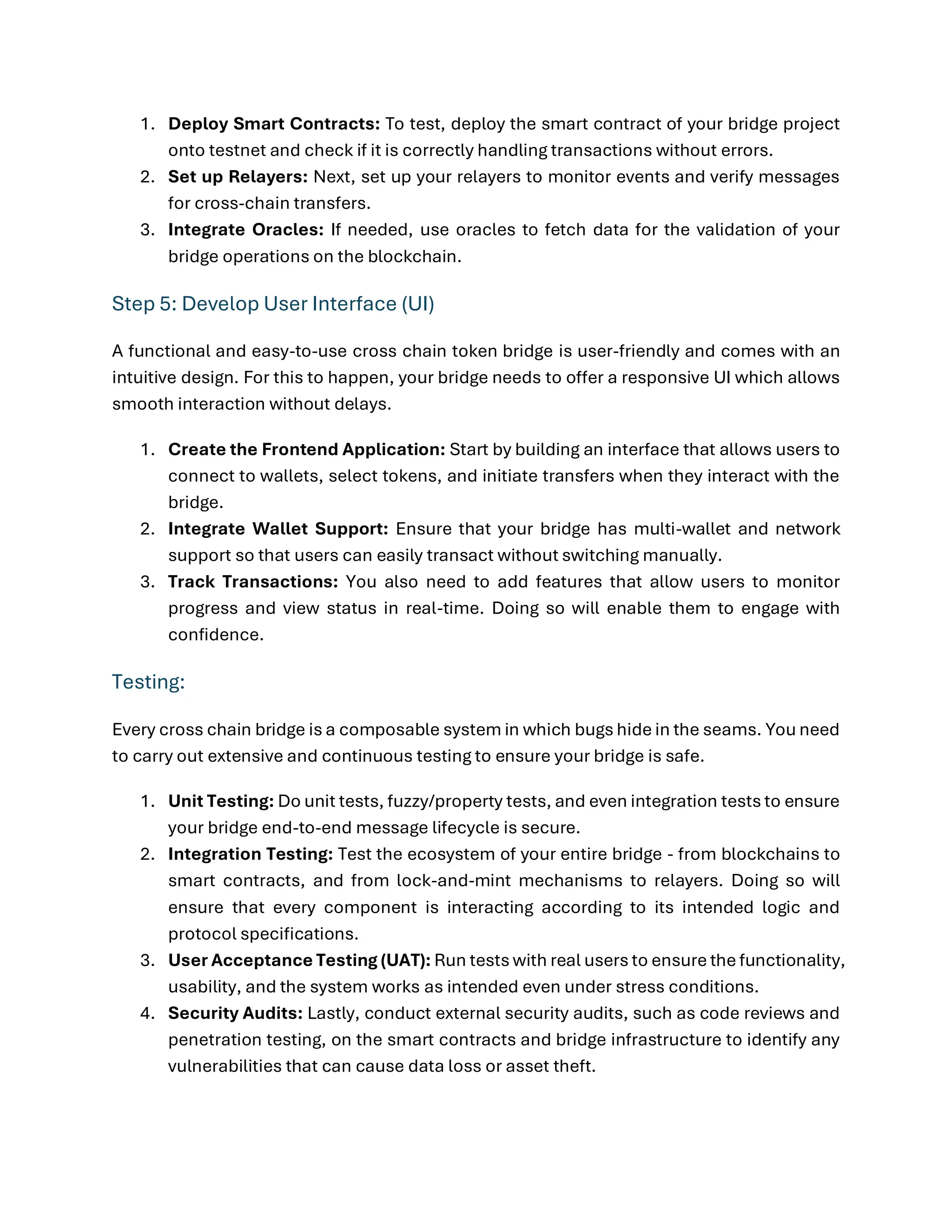 How to Build a Cross Chain Token Bridge - ARMSWAP | PDF