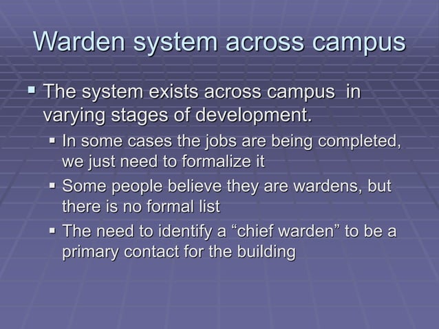 New-Fire warden system.ppt | First Aid | Injuries