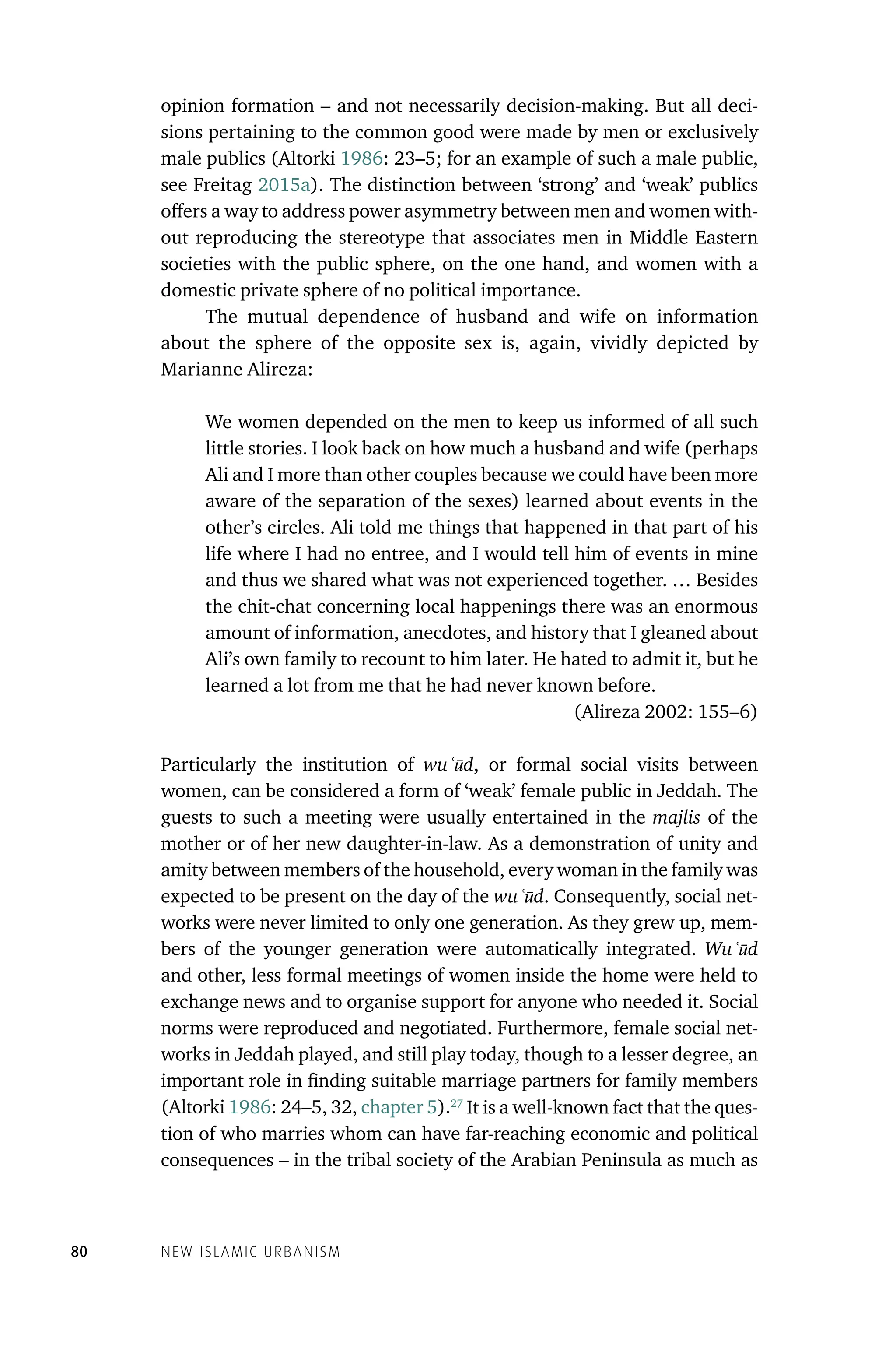 New Islamic Urbanism The Architecture of Public and Private Space in ...