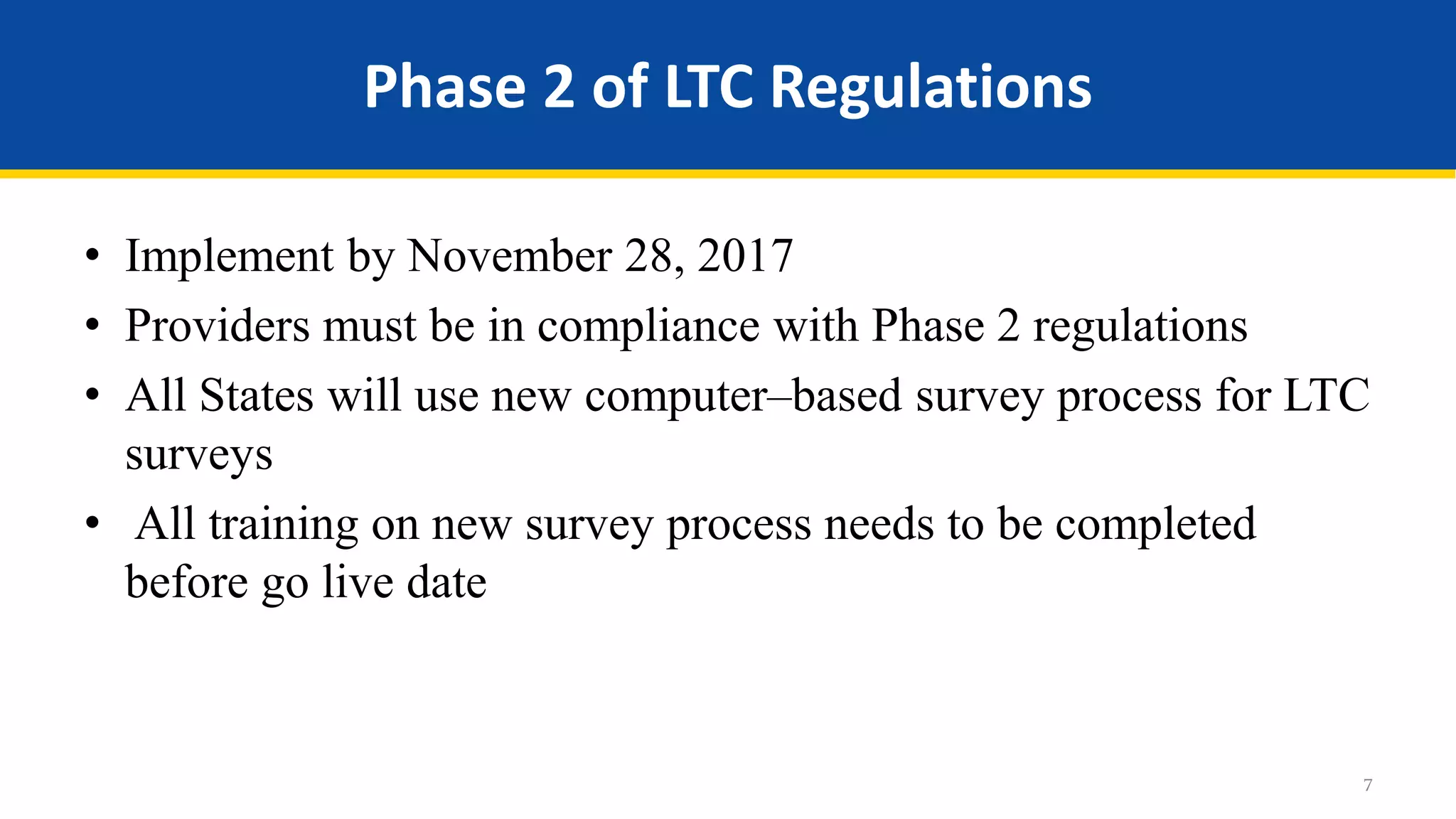 New Long Term Care Survey Process (LTCSP) PowerPoint and Speaker Notes ...