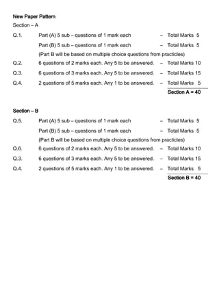 New marking scheme for SSC 2013 (English) | PDF