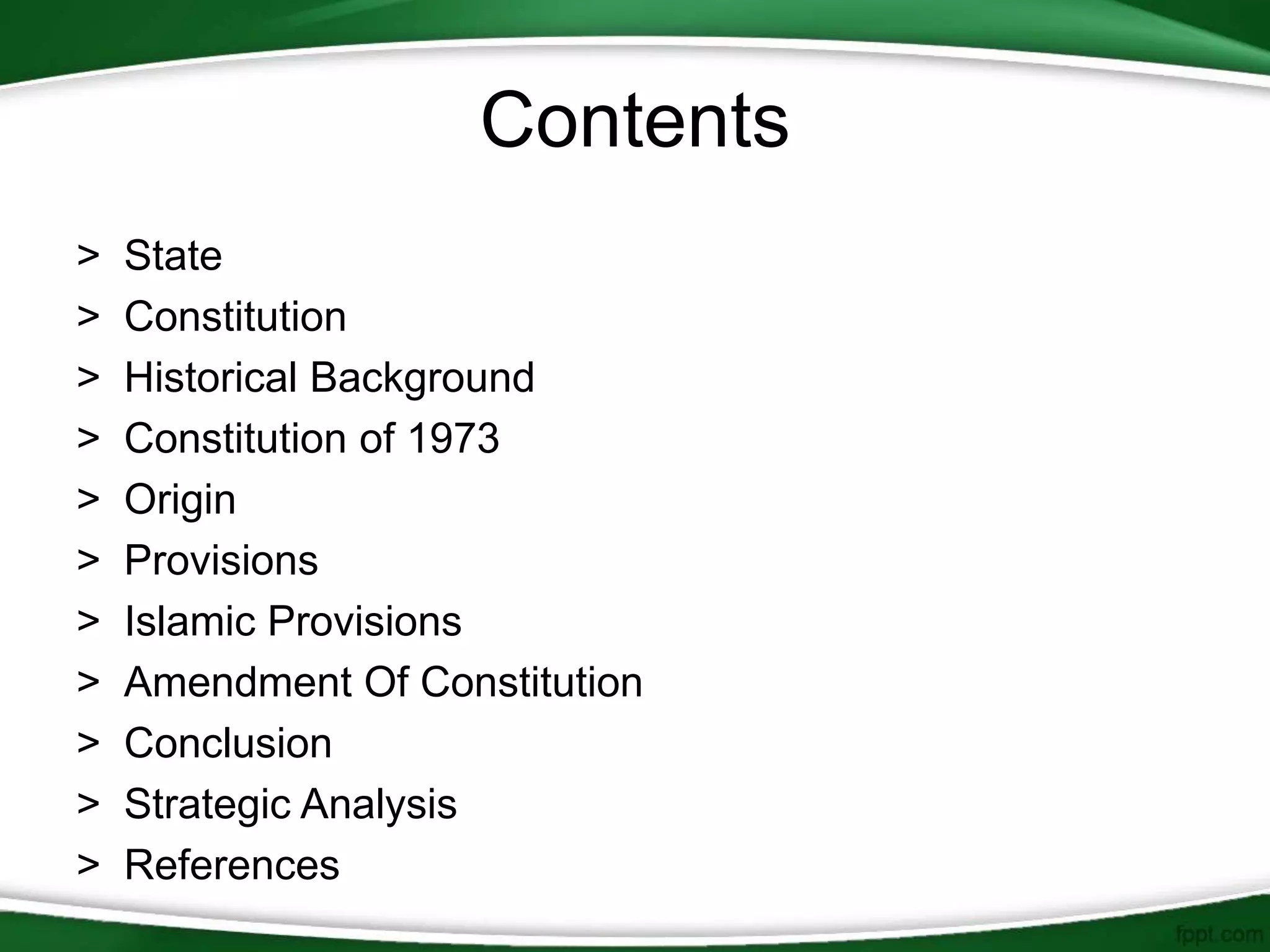 Constitution Of 1973 | PPTX
