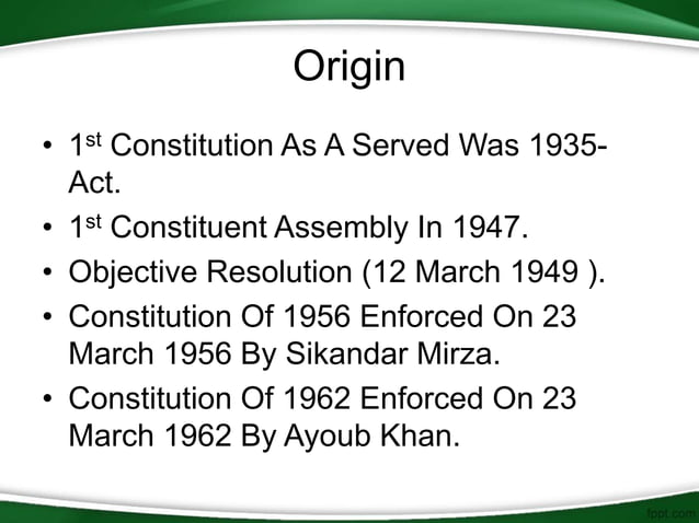 Constitution Of 1973 | PPTX