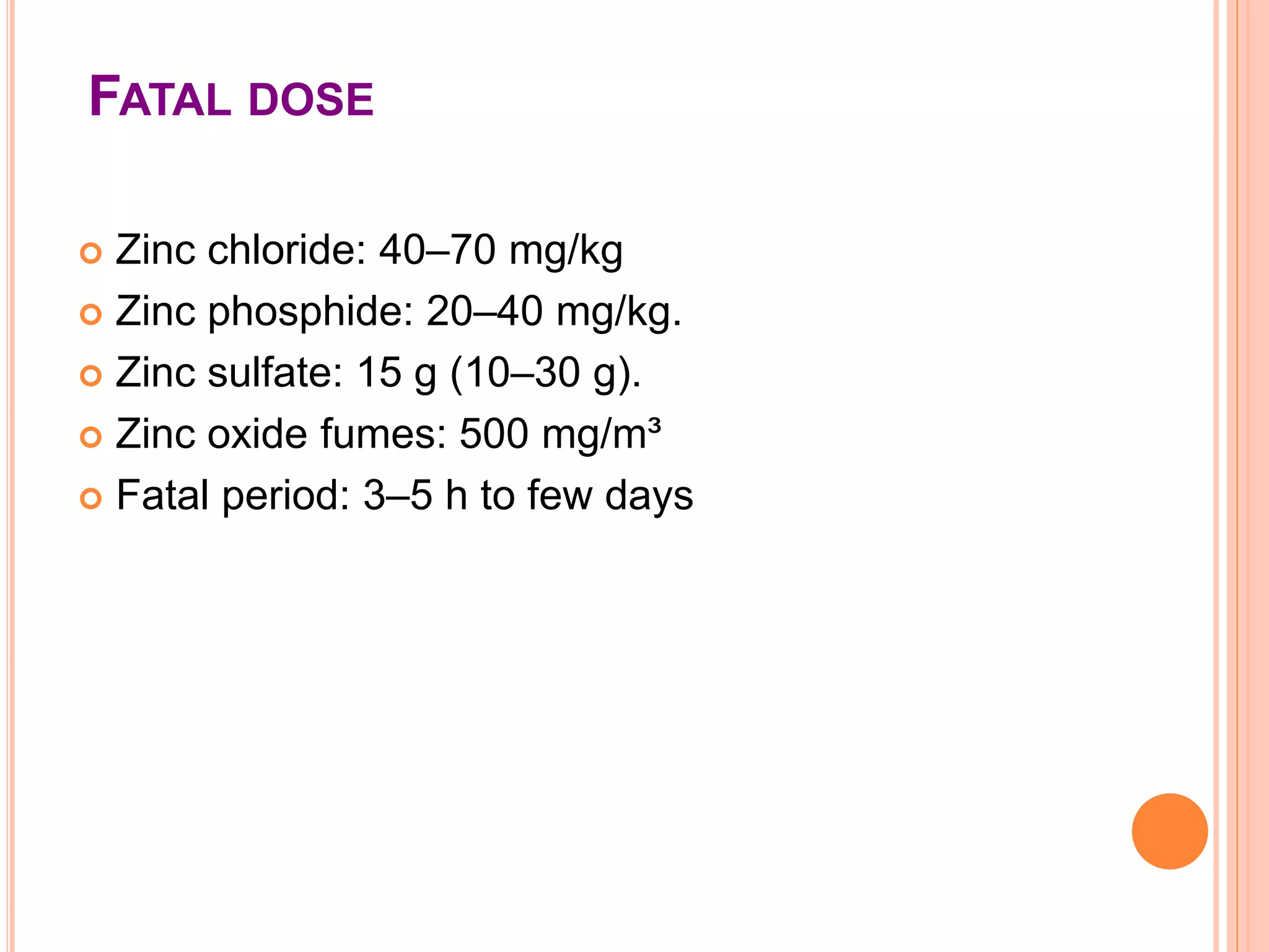 zinc toxicity | PPTX