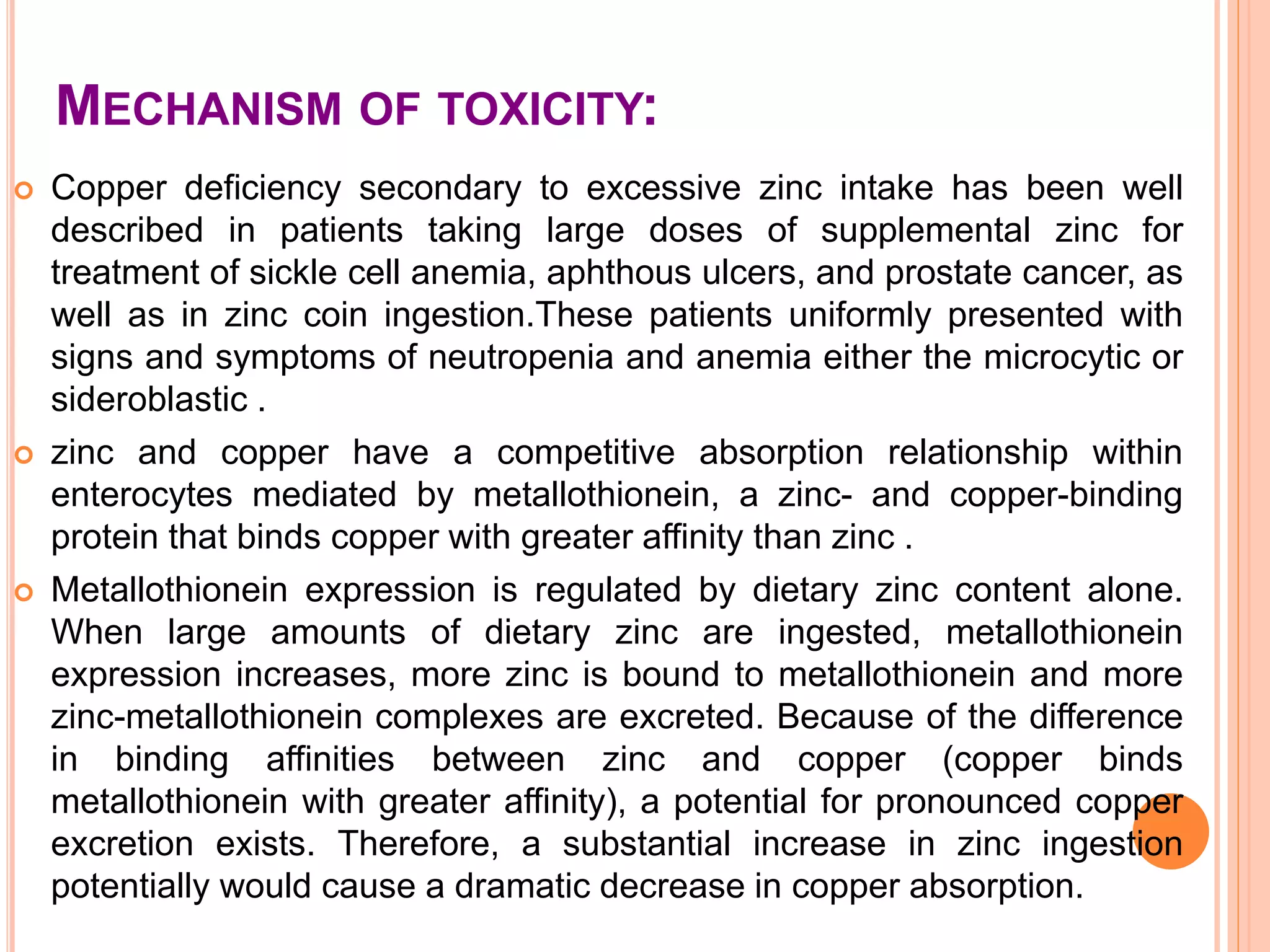 zinc toxicity | PPTX