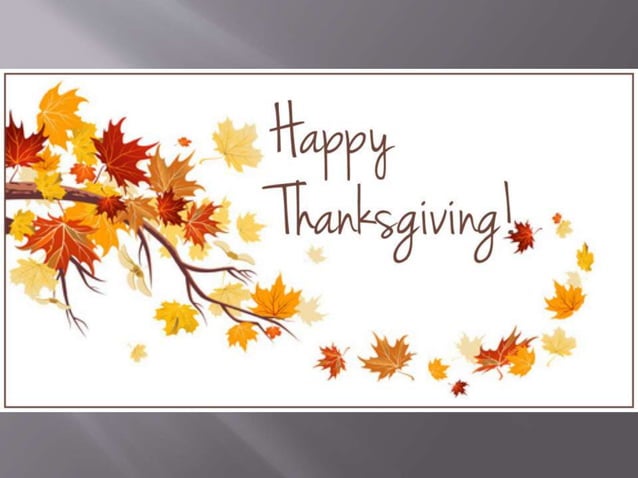Happy Thanksgiving! | PPTX