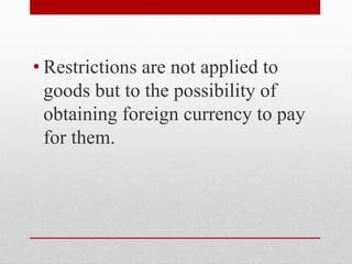 Exchange Controls | PDF