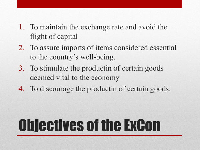 Exchange Controls | PDF