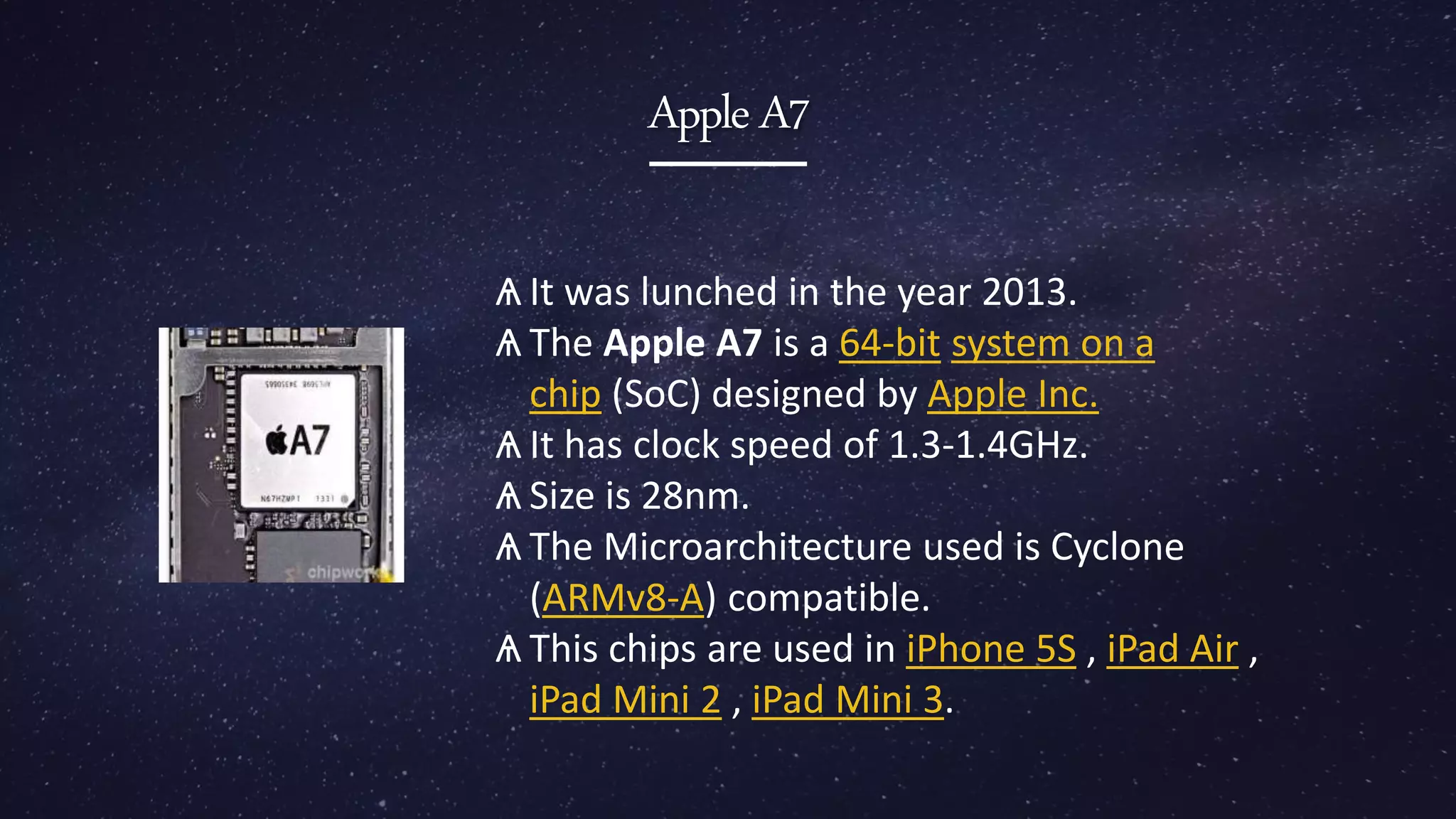Apple mobile processors | PPT