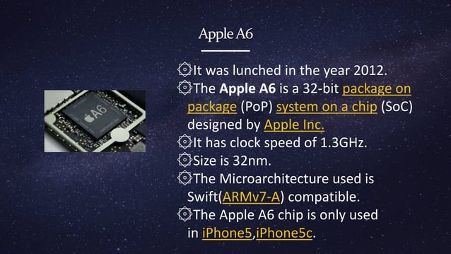 Apple mobile processors | PPT