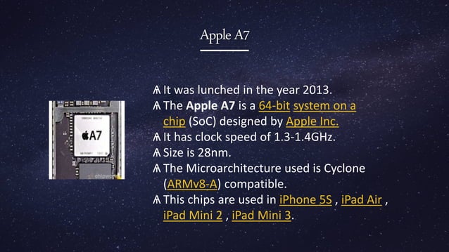 Apple mobile processors | PPT