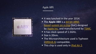 Apple mobile processors | PPTX