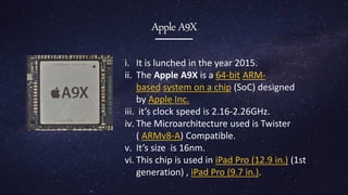 Apple mobile processors | PPTX