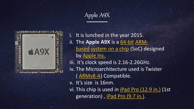 Apple mobile processors | PPT