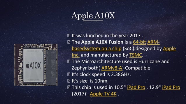 Apple mobile processors | PPT