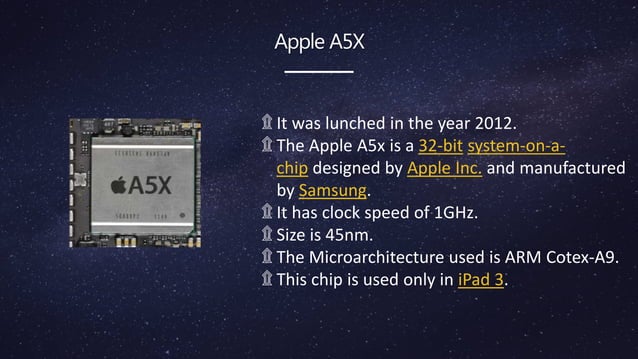 Apple mobile processors | PPT