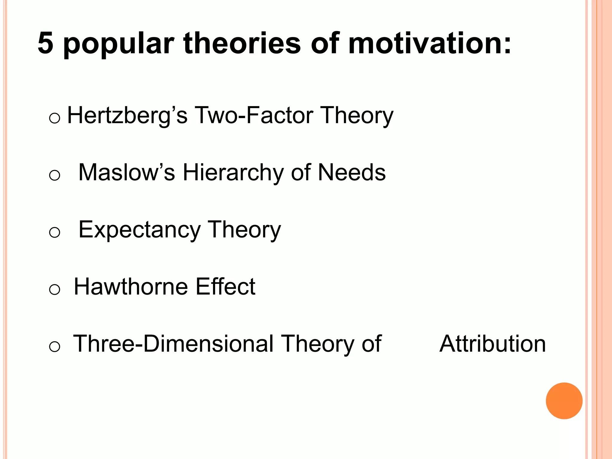 motivation theories | PPT