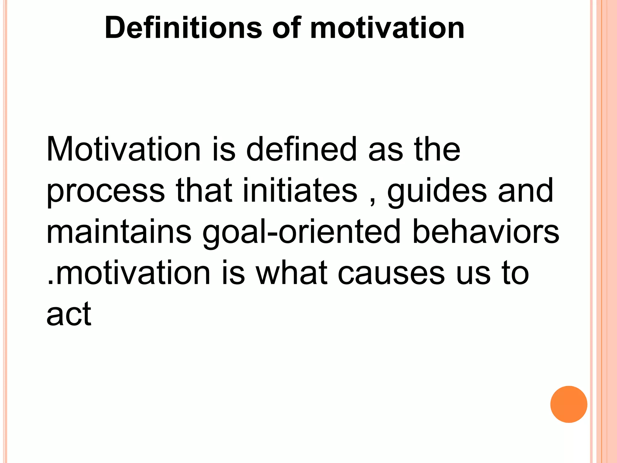 motivation theories | PPT