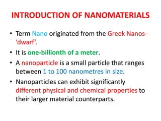 NEW-NANOMATERIALS AND NANOTEHNOLOGY (1).pptx | Chemistry | Science