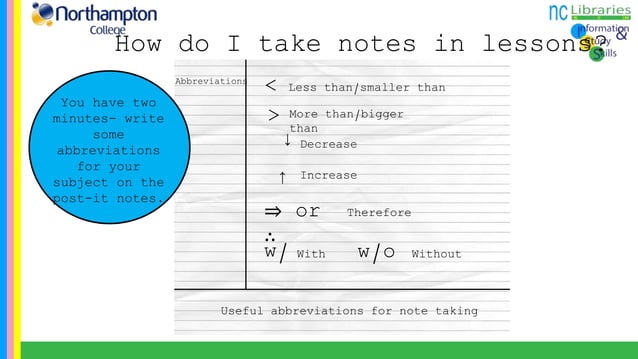 Note taking | PPT