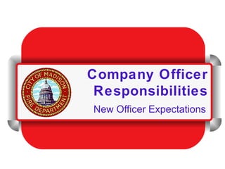 New Officer expectations | PPT
