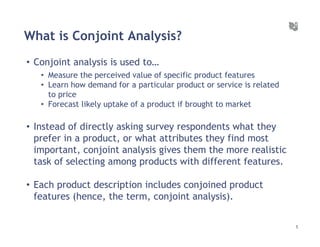 New Techniques for Conjoint Analysis | PDF