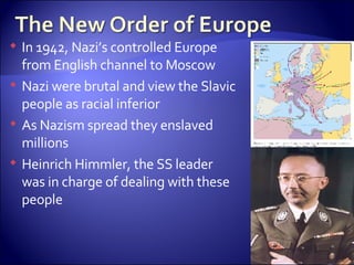 New Order And The Holocaust | PPT