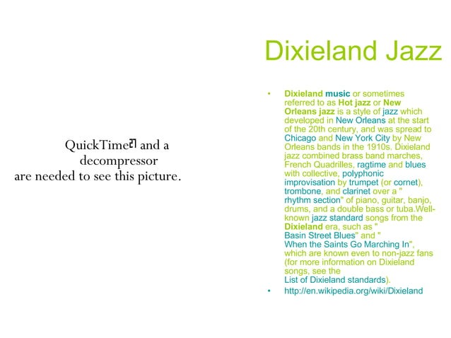 New Orleans Jazz | PPT | Jazz | Music