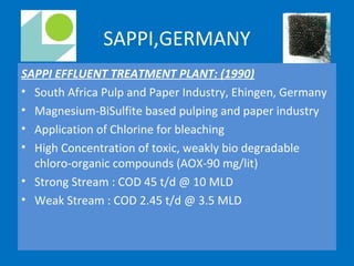 Anaerobic treatment of Pulp and Paper mill Bleaching Effluent | PPT
