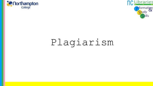 Plagiarism slides | PPTX | Resume Writing and Advice | Job Search