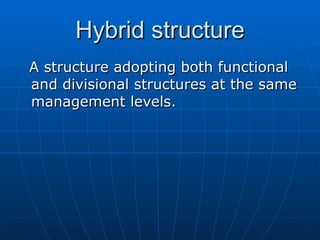 organization structure | PPT