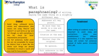 Referencing slides | PPTX