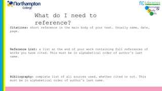 Referencing slides | PPTX