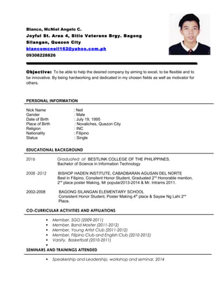 New resumee | DOC | Resume Writing and Advice | Job Search