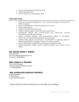 New resumee | DOC | Resume Writing and Advice | Job Search