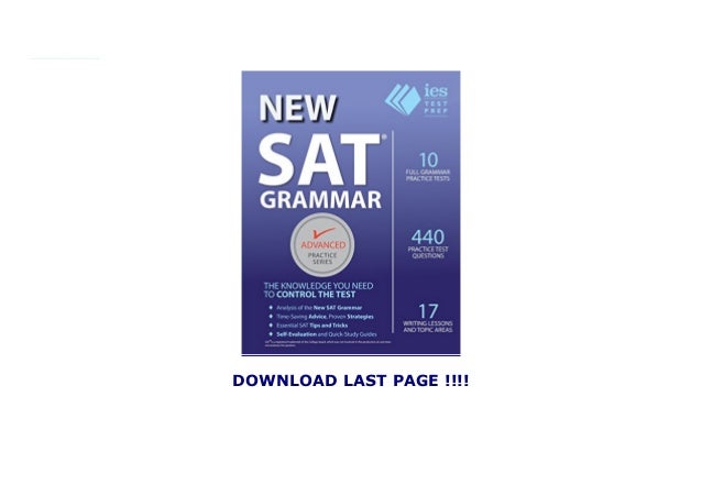 The Ultimate Guide To Sat Grammar Workbook