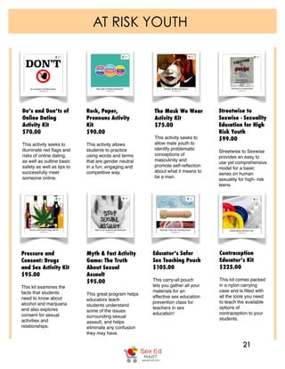 The Complete Sex Ed Mart Product Catalog | PDF