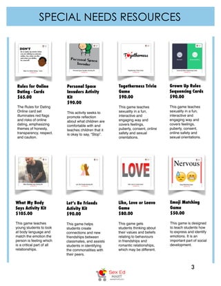 The Complete Sex Ed Mart Product Catalog | PDF