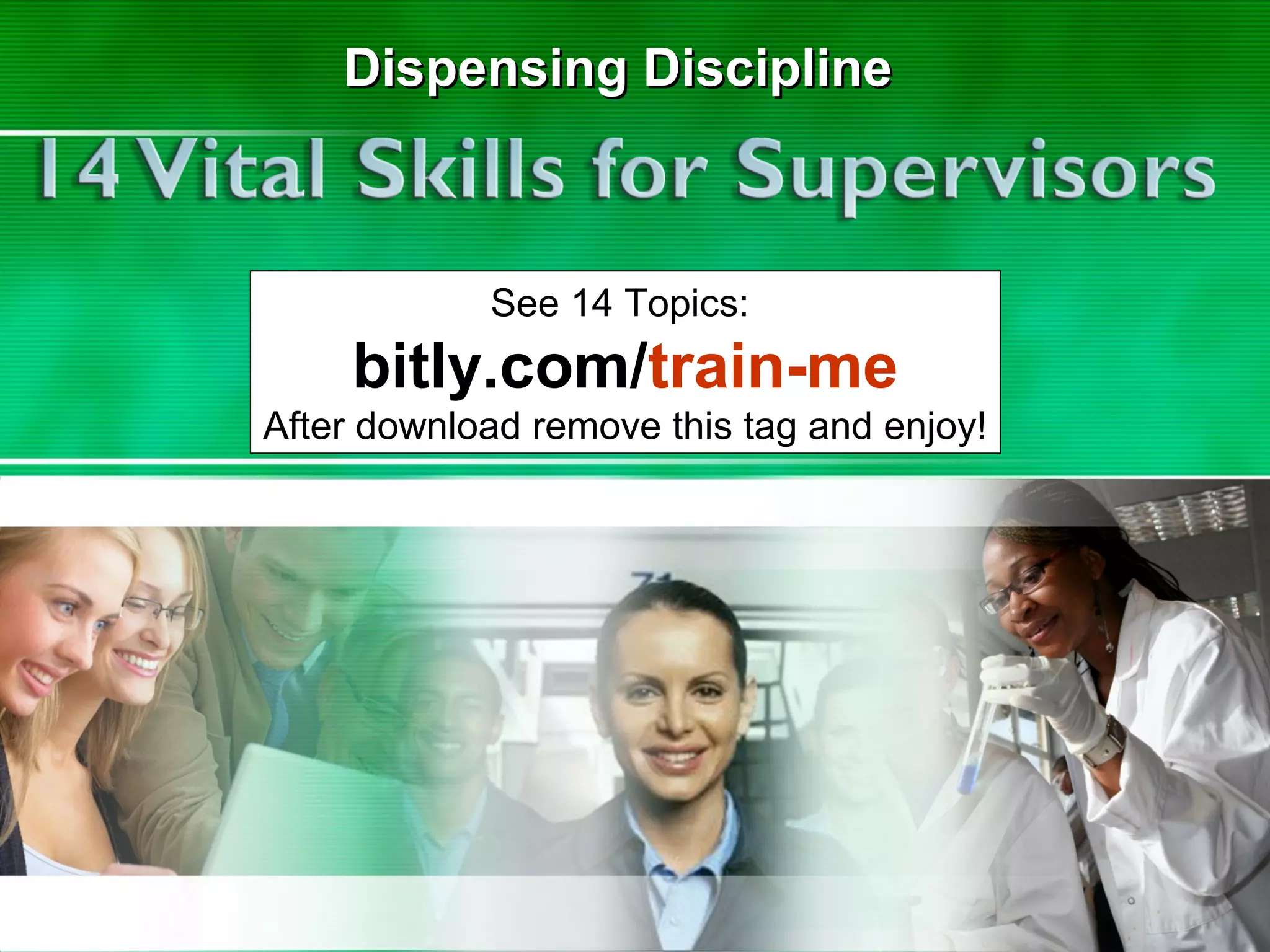 New Supervisor Training PowerPoint: First Time Supervisor and ...