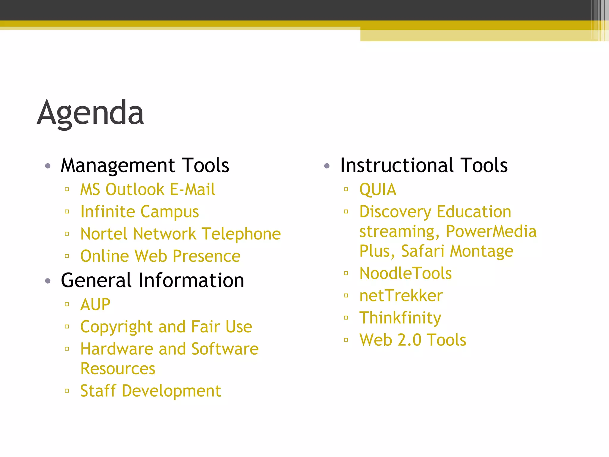 New Teacher Technology Orientation | PPT