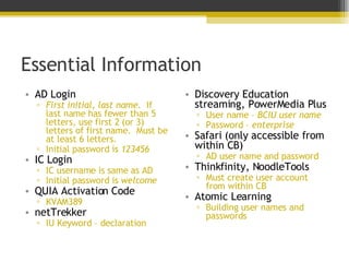 New Teacher Technology Orientation | PPT