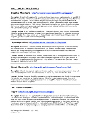 New Technology to Support Effective Teaching | PDF